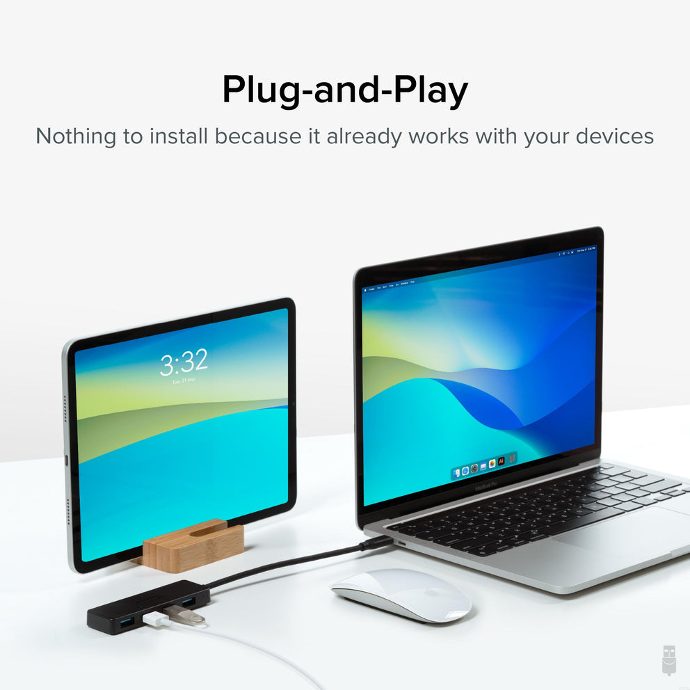Plugable USB-C 4-Port Hub ~ Plugable Technologies