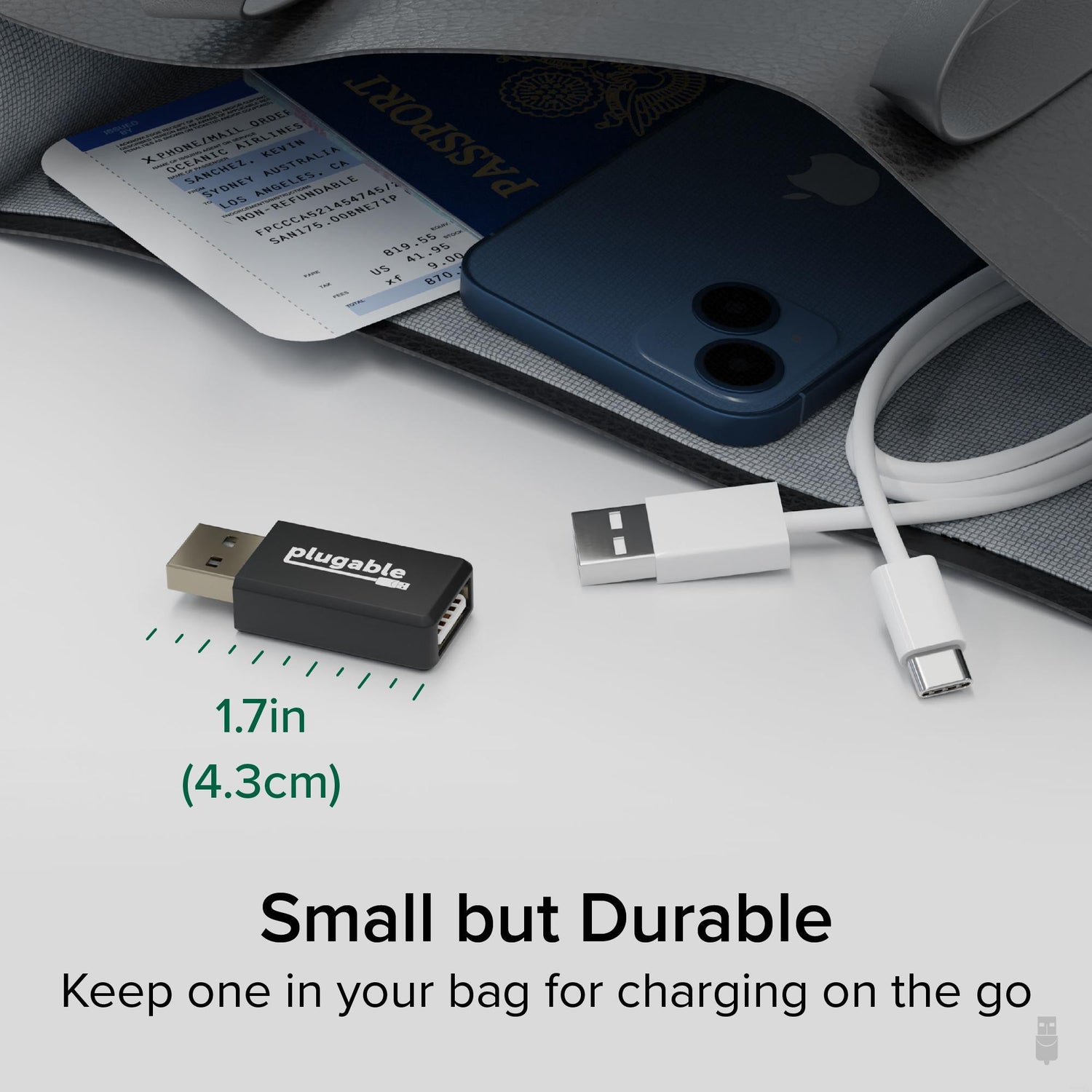 Plugable USB Data Blocker, Protects Against Juice Jacking ~ Plugable ...