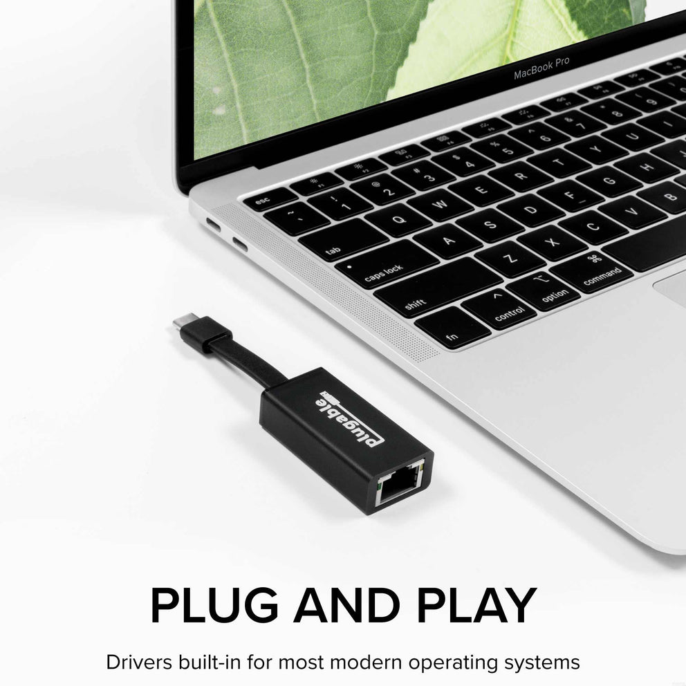 Plugable USB-C to Gigabit Ethernet Adapter ~ Plugable Technologies