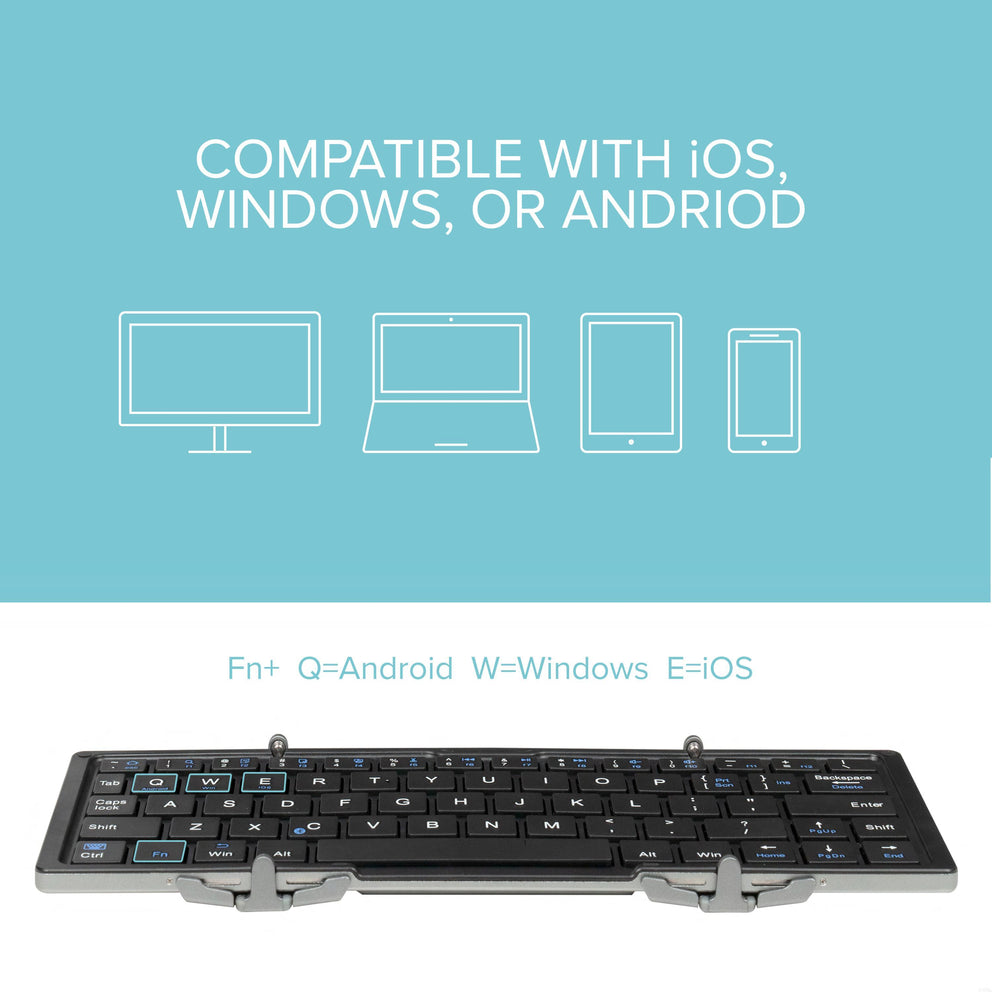 Plugable Compact Bluetooth® Folding Keyboard and Case ~ Plugable ...