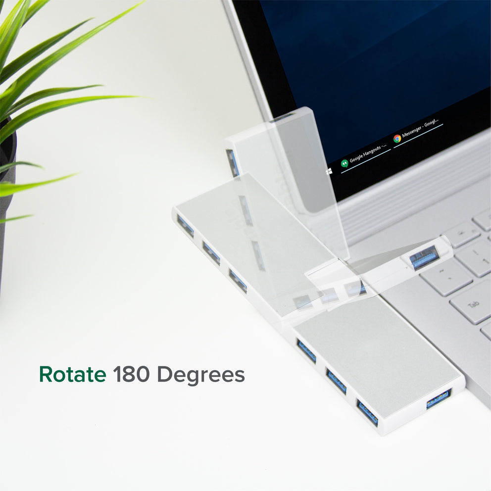 Plugable Rotating 4-Port USB 3.0 Portable Bus Powered Hub ~ Plugable ...