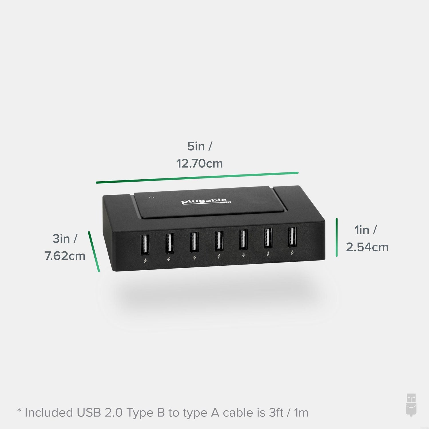 Plugable USB 2.0 7-Port Hub with 60W Power Adapter ~ Plugable Technologies