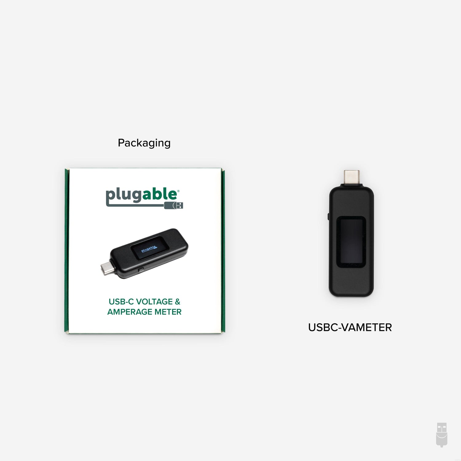 Plugable USB-C Voltage and Amperage Meter ~ Plugable Technologies