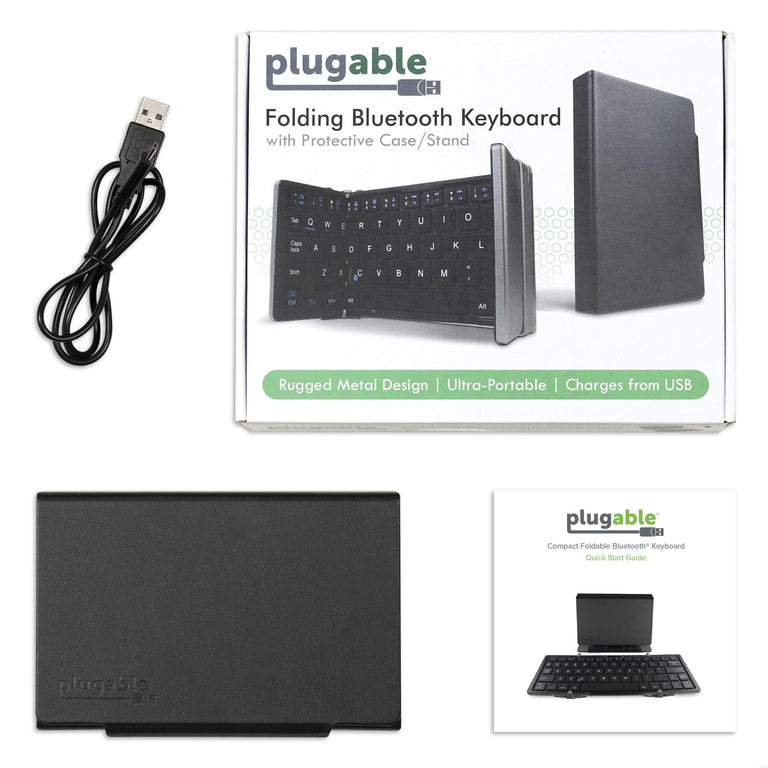 Plugable Compact Bluetooth® Folding Keyboard and Case ~ Plugable Technologies