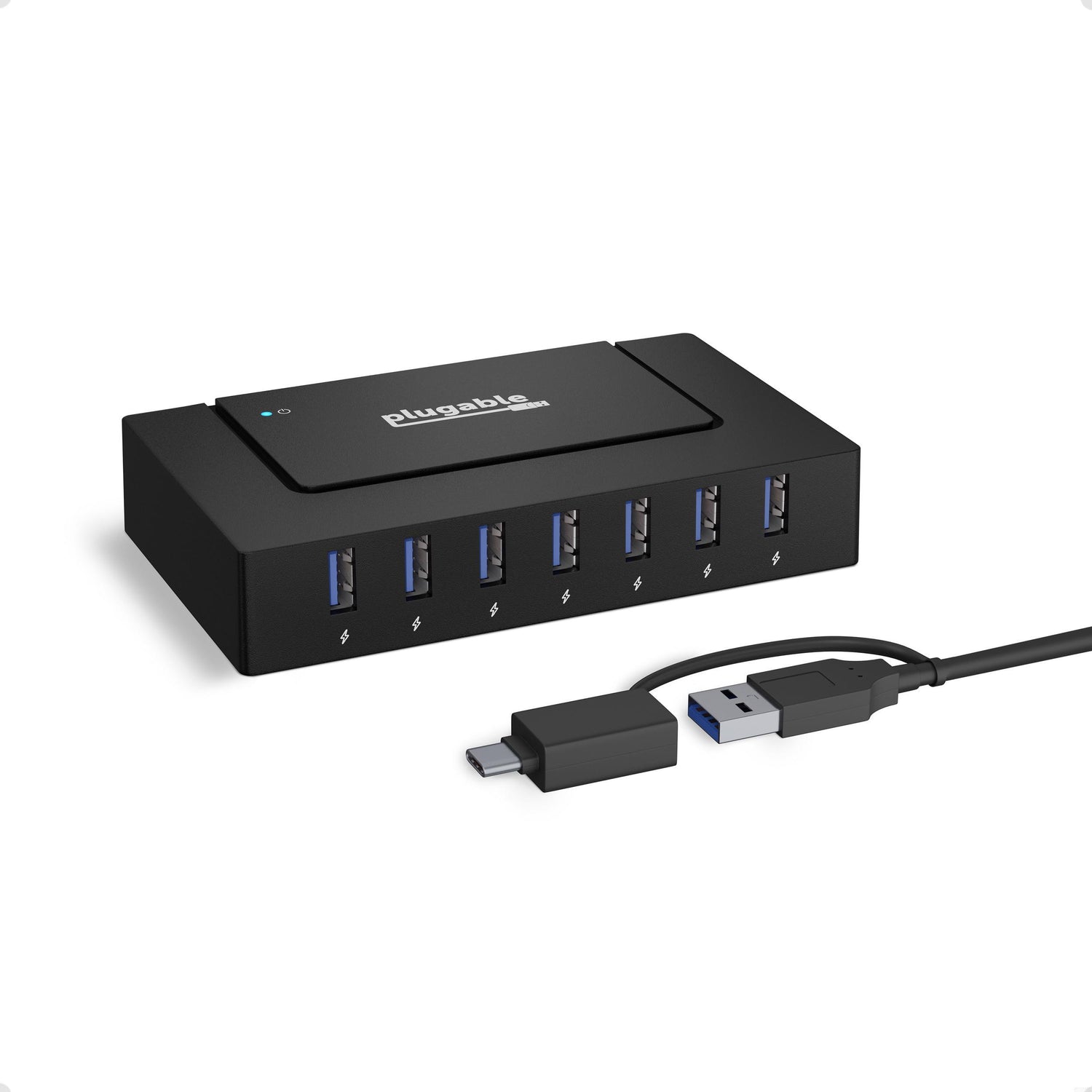 Plugable USB 3.0 and USB-C 7-Port Charging Hub ~ Plugable Technologies